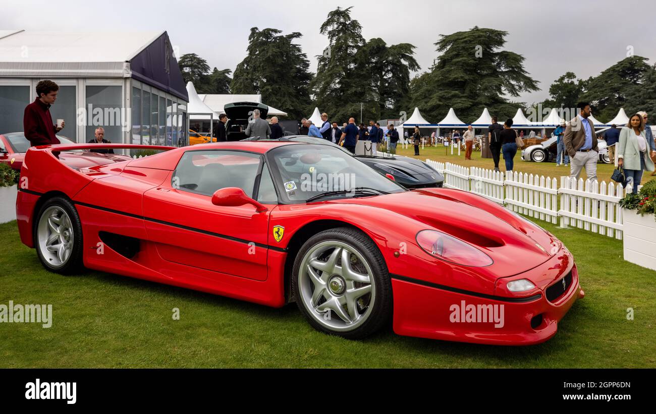 Official Ferrari Dealer Dick Lovett with a gorgeous F50 Ferrari on ...
