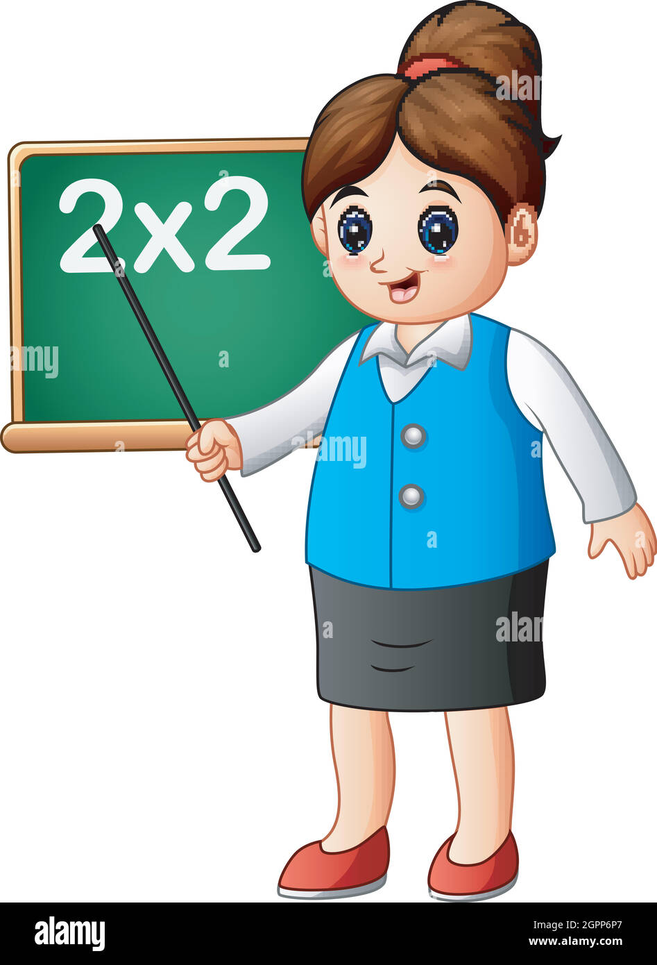 Female teacher class Cut Out Stock Images & Pictures - Alamy