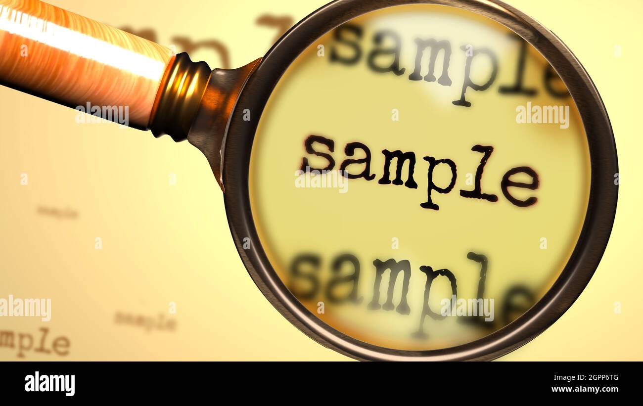 Sample word hi-res stock photography and images - Alamy