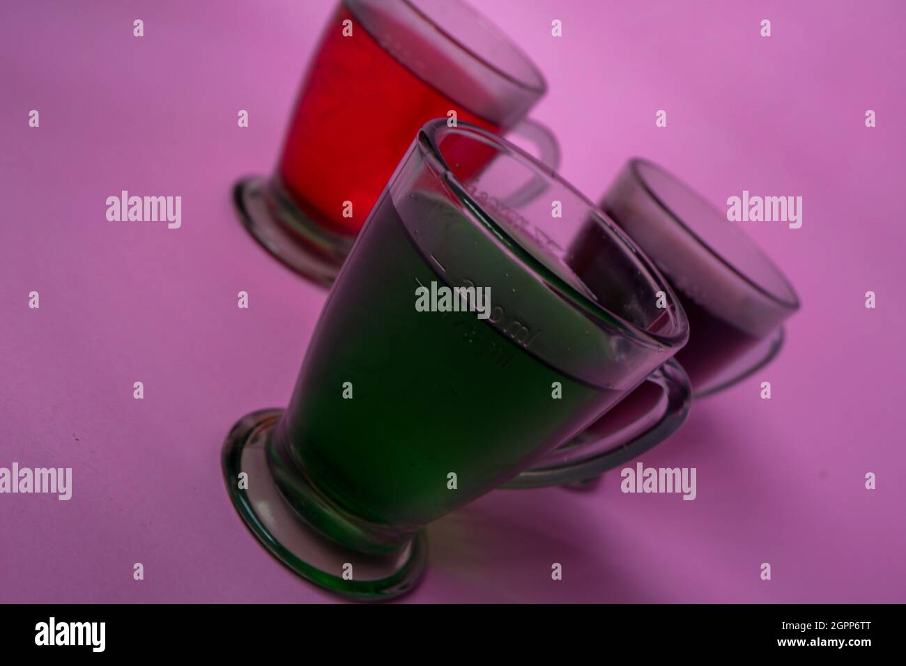 colorful drinks with various flavors Stock Photo - Alamy
