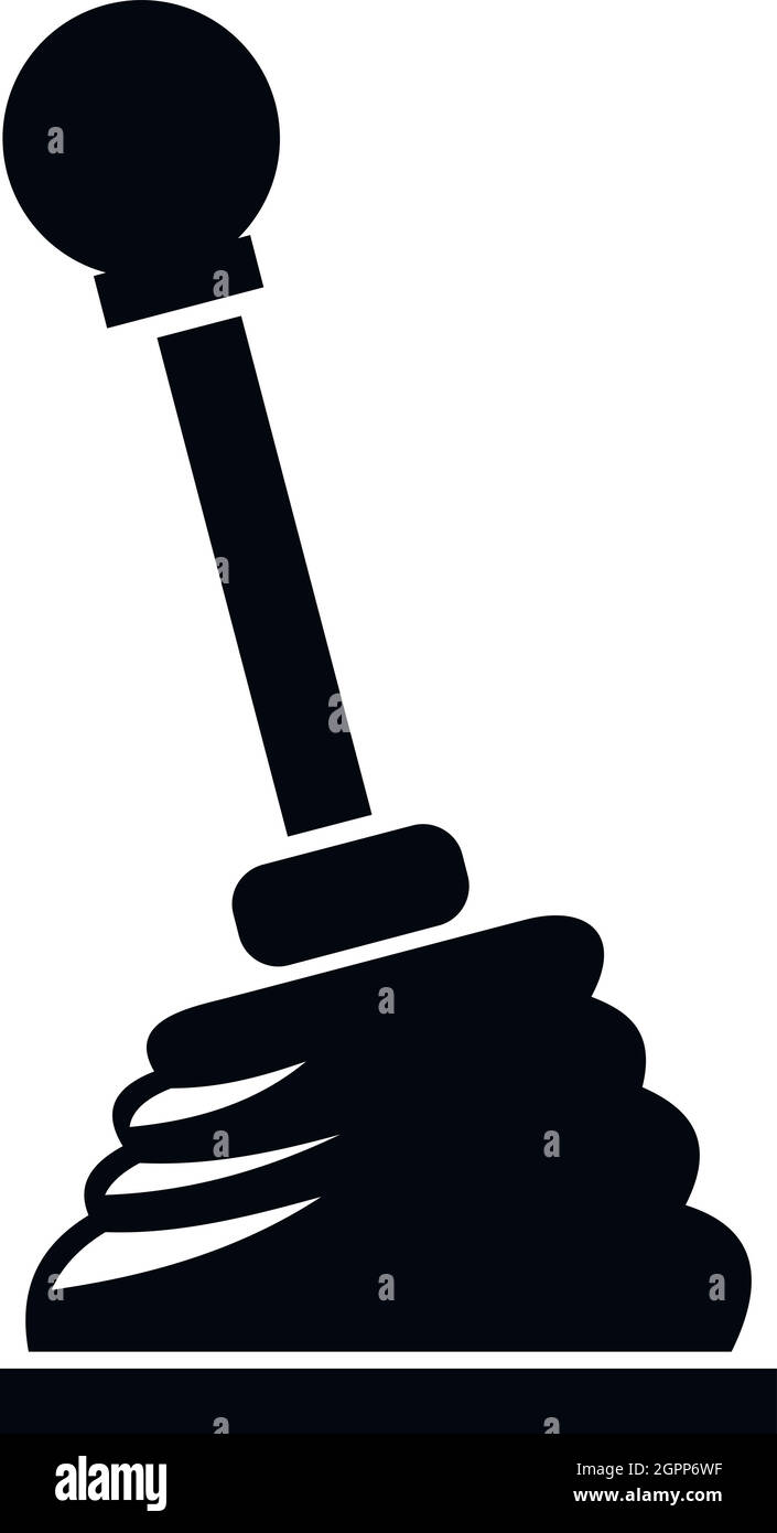 Gear stick icon, simple style Stock Vector Image & Art - Alamy