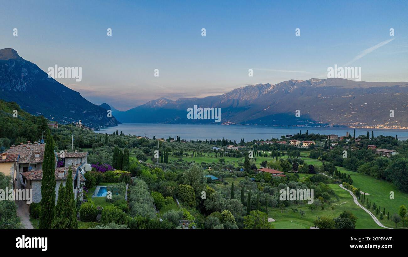 Evening sunlit lake hi-res stock photography and images - Alamy