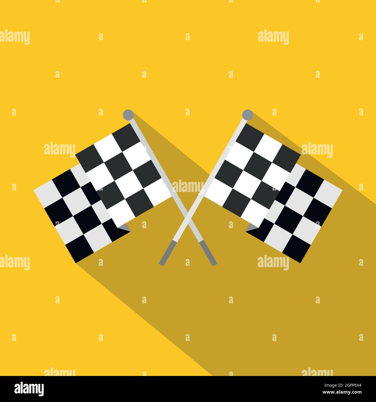 Vector flat crossed black Stock Vector Images - Alamy