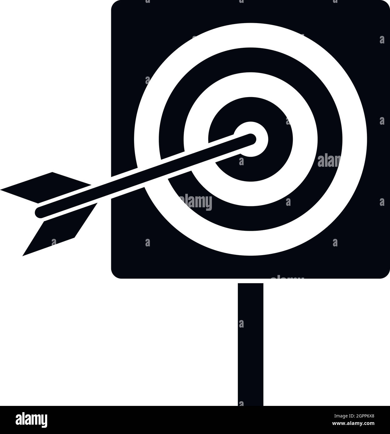 Dart icon simple element Stock Vector Images - Alamy