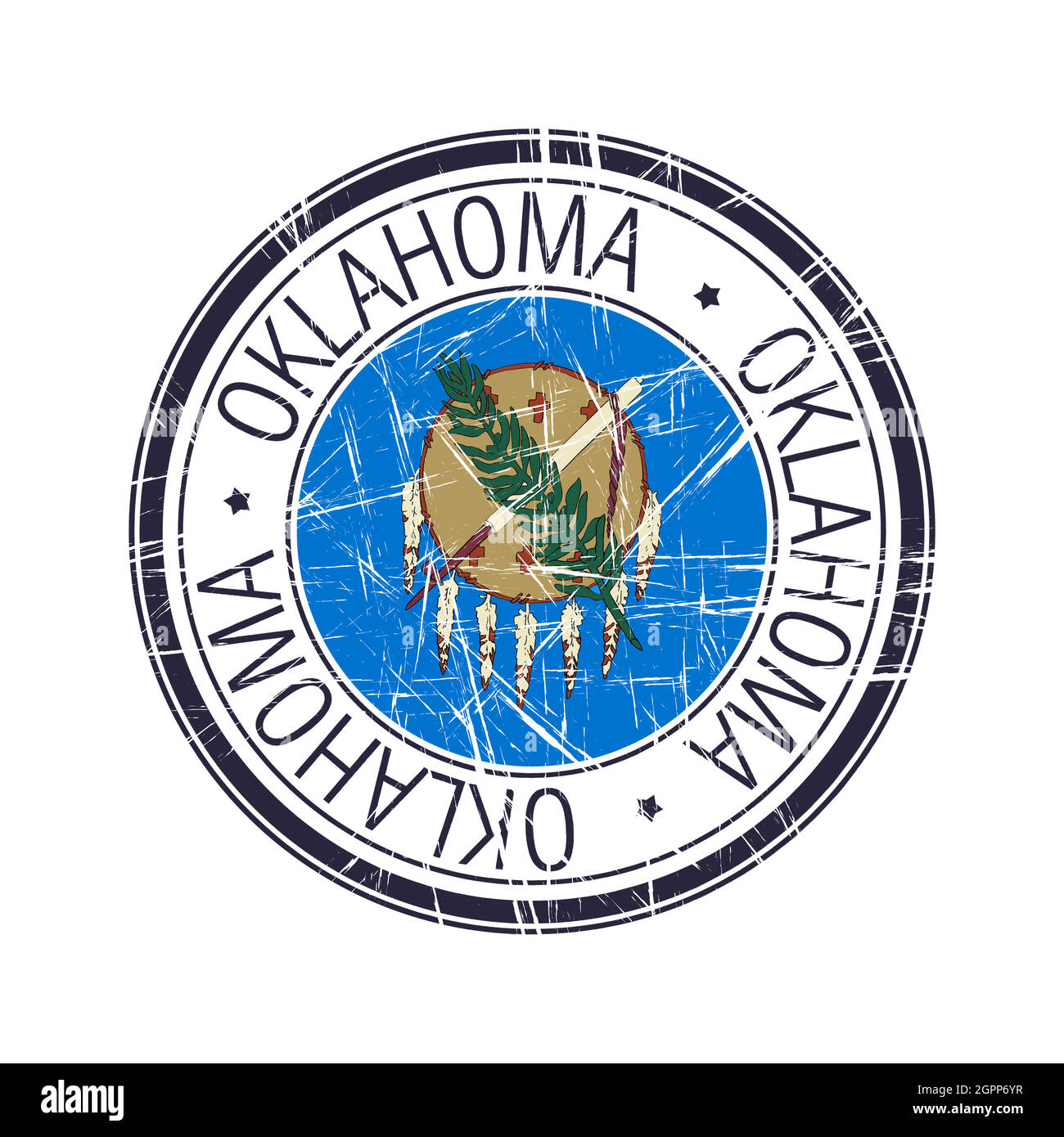 Oklahoma rubber stamp Stock Vector Image & Art - Alamy