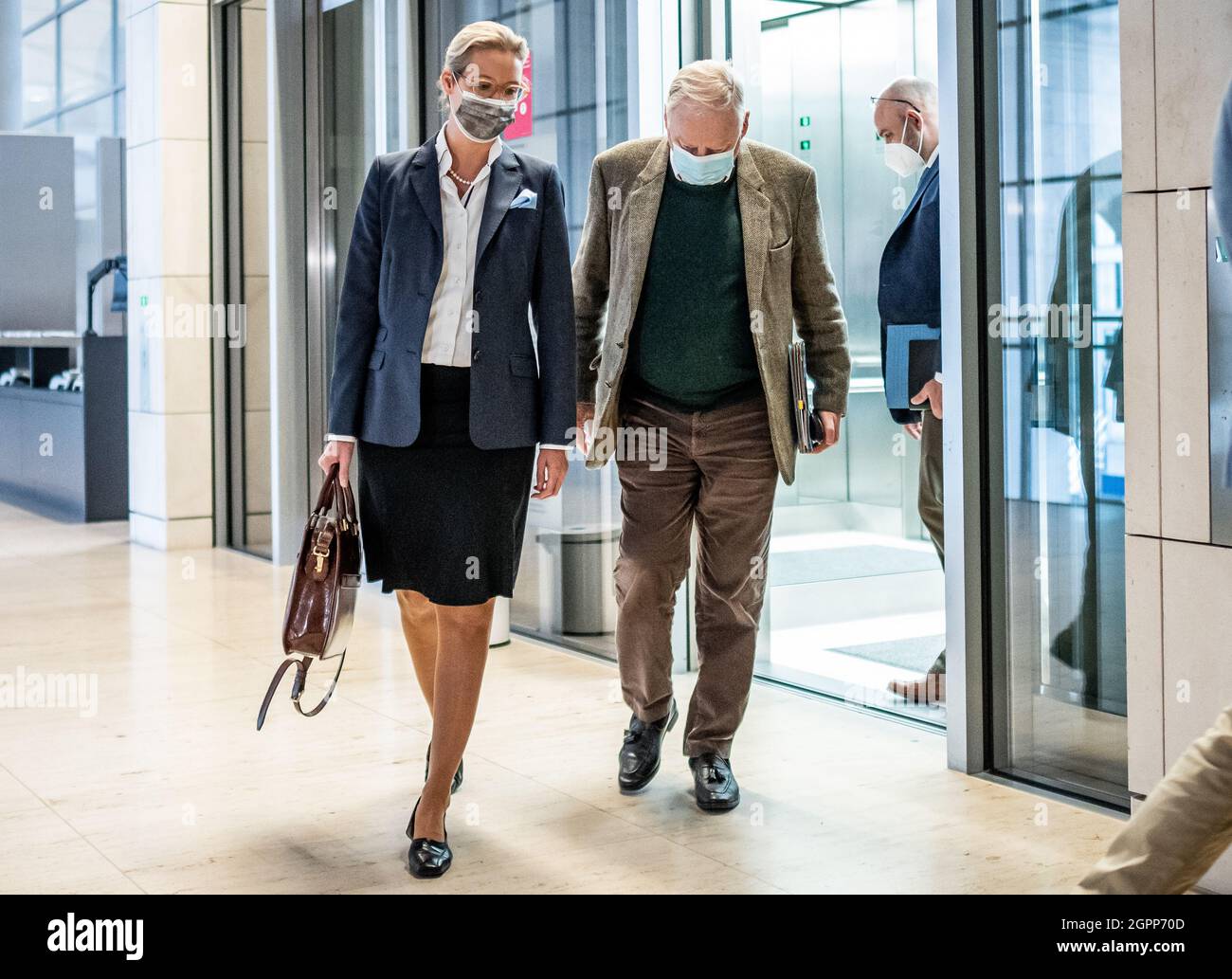Berlin, Germany. 30th Sep, 2021. Alice Weidel, leader of the AfD ...
