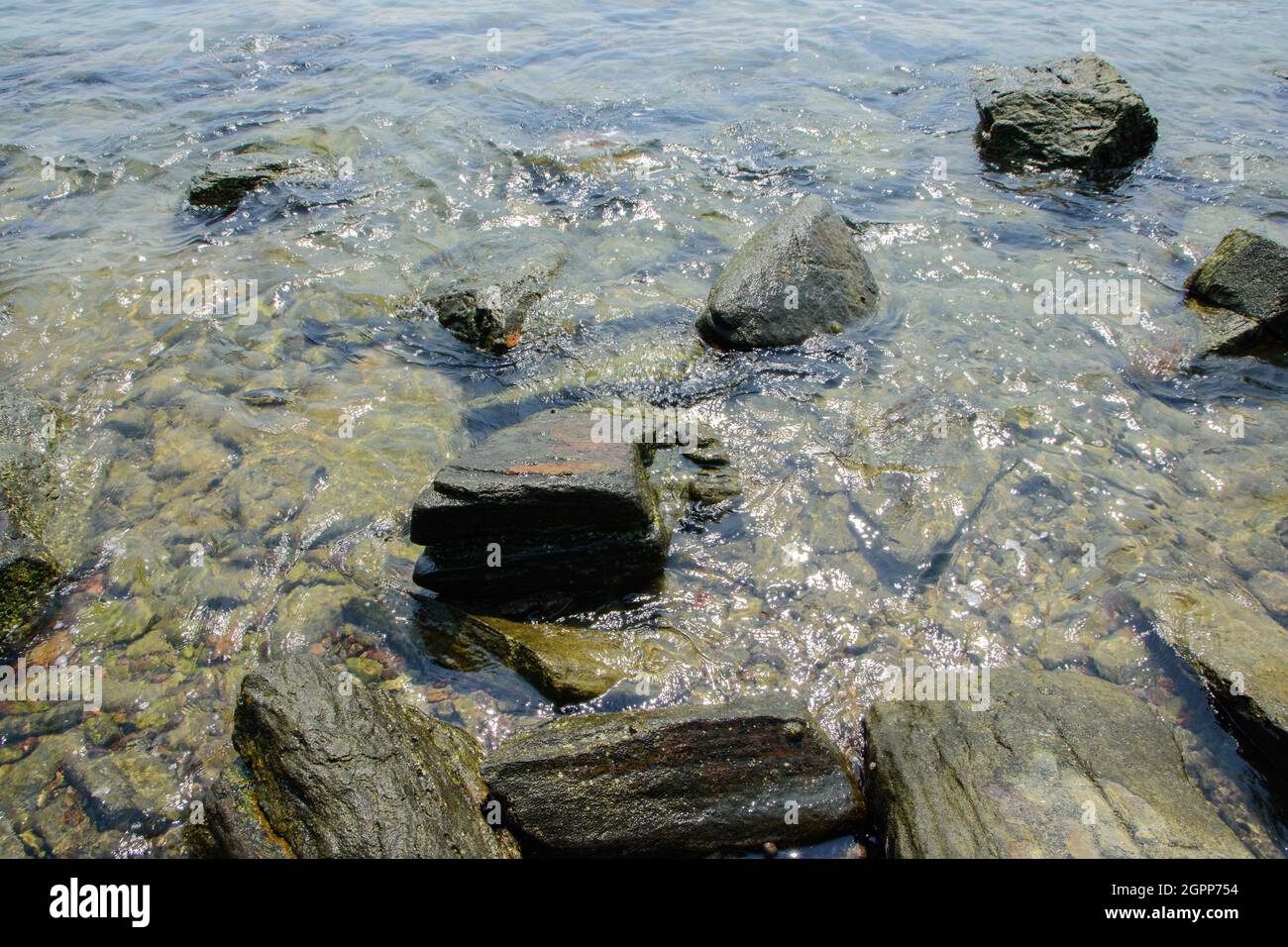 Take a closer look at the sea rocks Stock Photo - Alamy