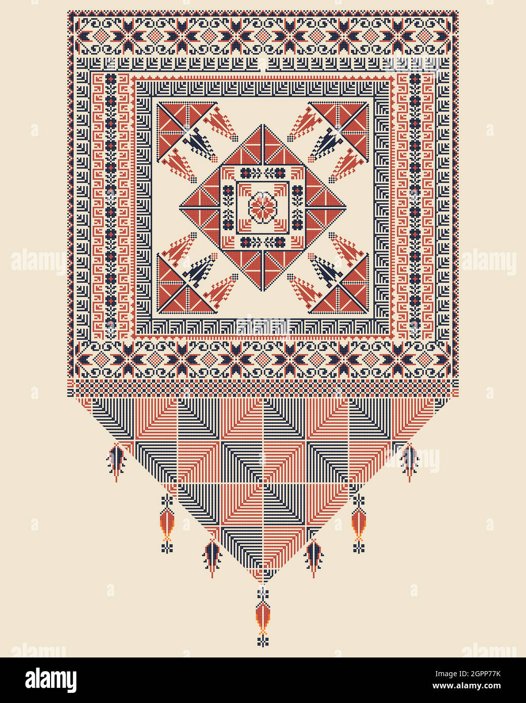 Palestinian pattern Stock Vector Images - Alamy