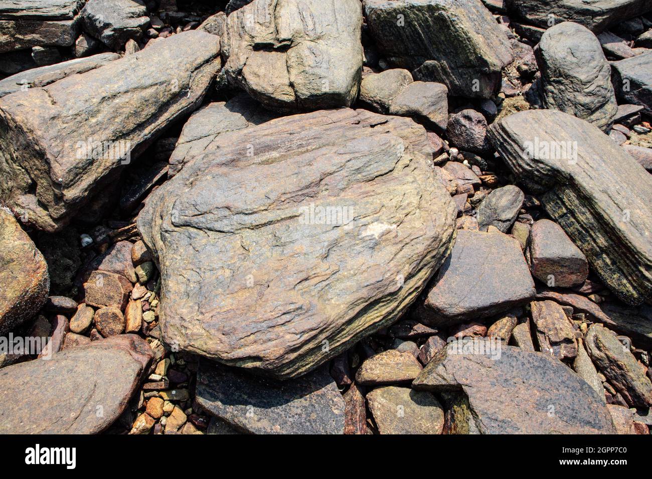 Take a closer look at the sea rocks Stock Photo - Alamy