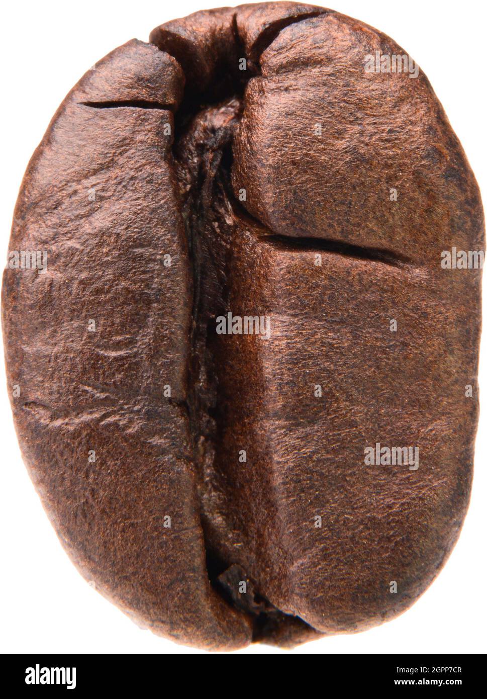 Close-up shot coffee beans on a white background Stock Photo - Alamy