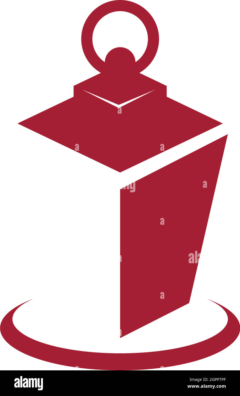 Simple lantern icon logo design vector template illustration Stock ...