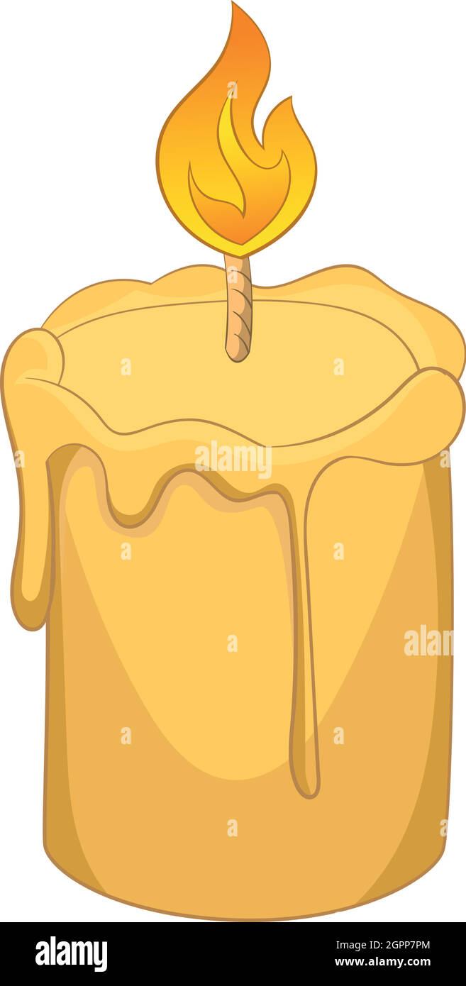 Candle icon, cartoon style Stock Vector Image & Art - Alamy