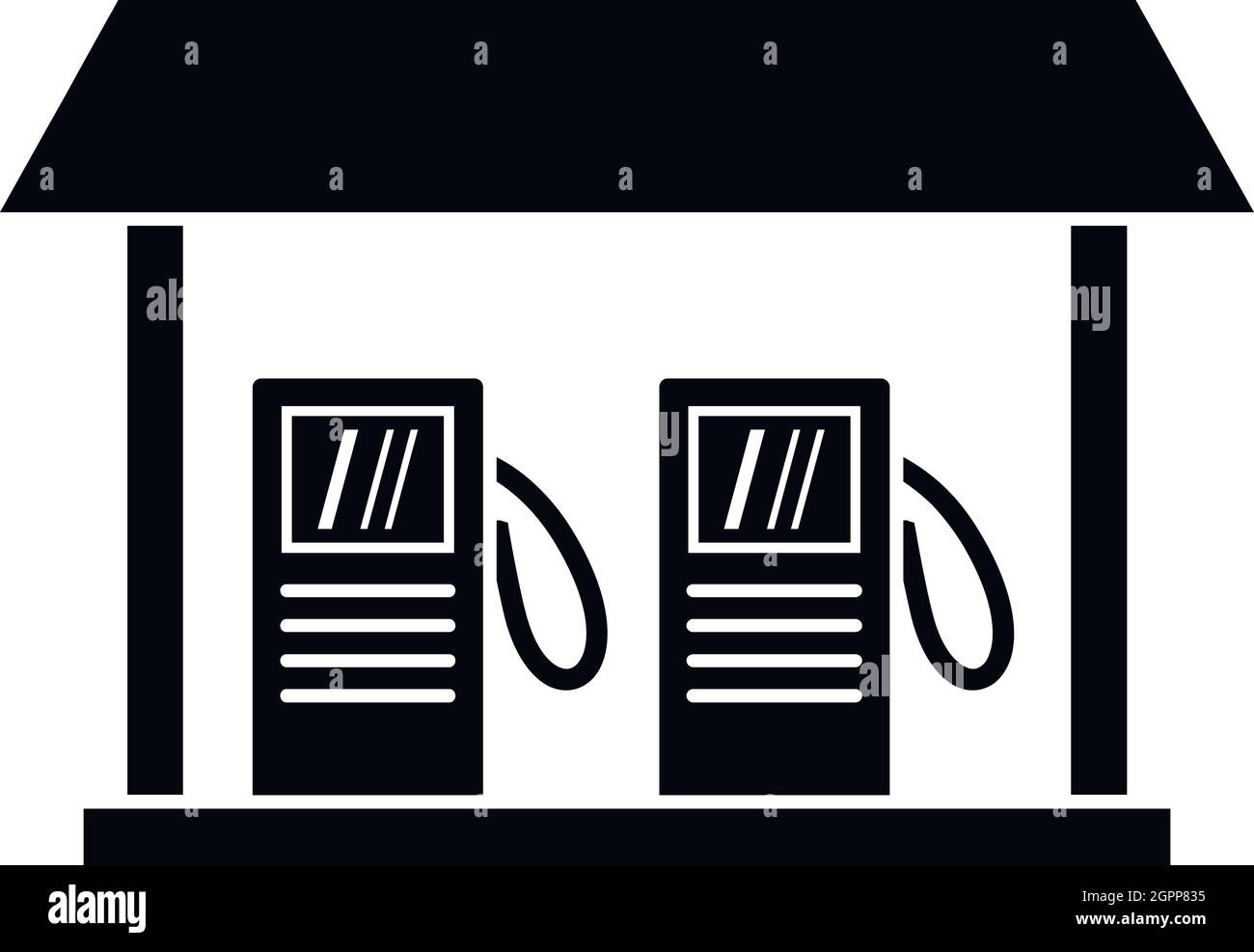 Isolated gas station hi-res stock photography and images - Alamy