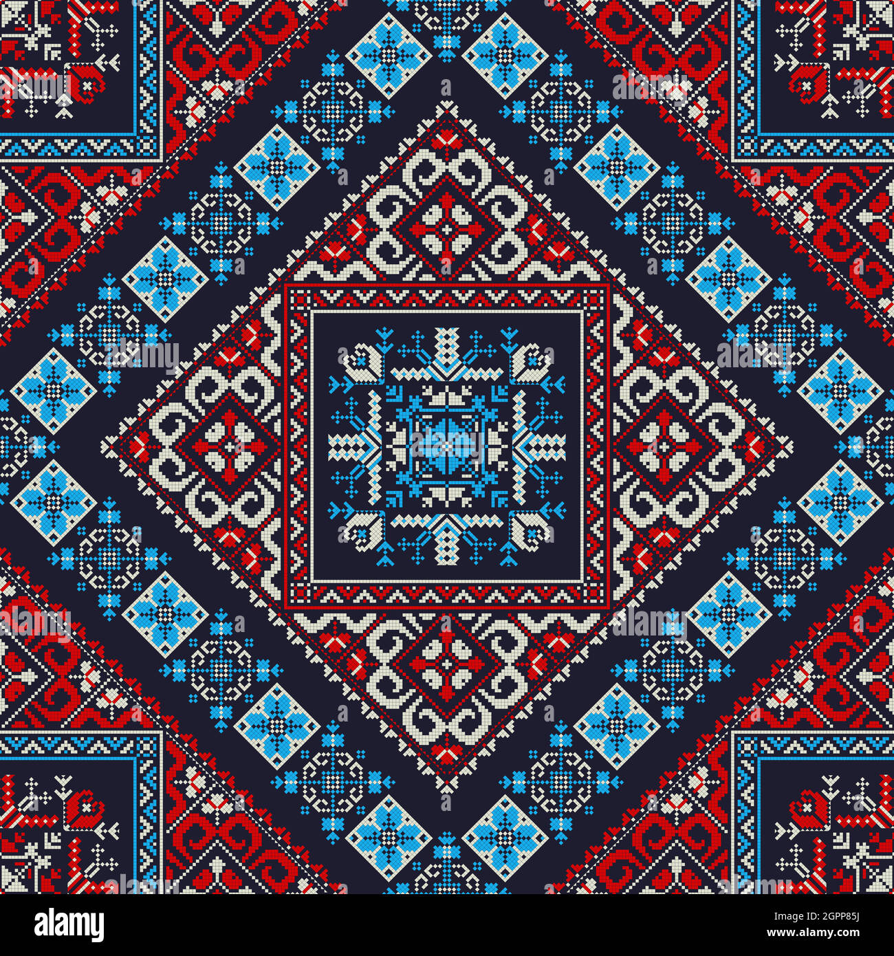 Romanian traditional pattern 37 Stock Vector Image & Art - Alamy