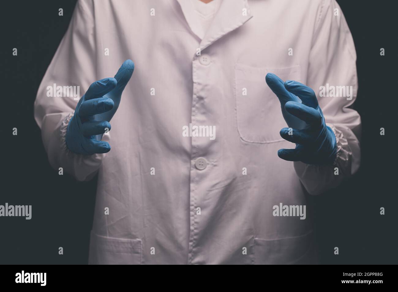 Doctor hand gestures in activities Stock Photo - Alamy