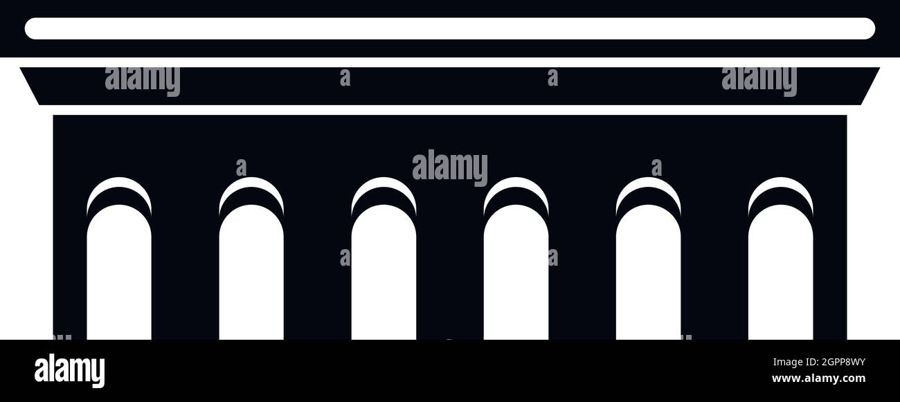 Bridge icon, simple style Stock Vector Image & Art - Alamy