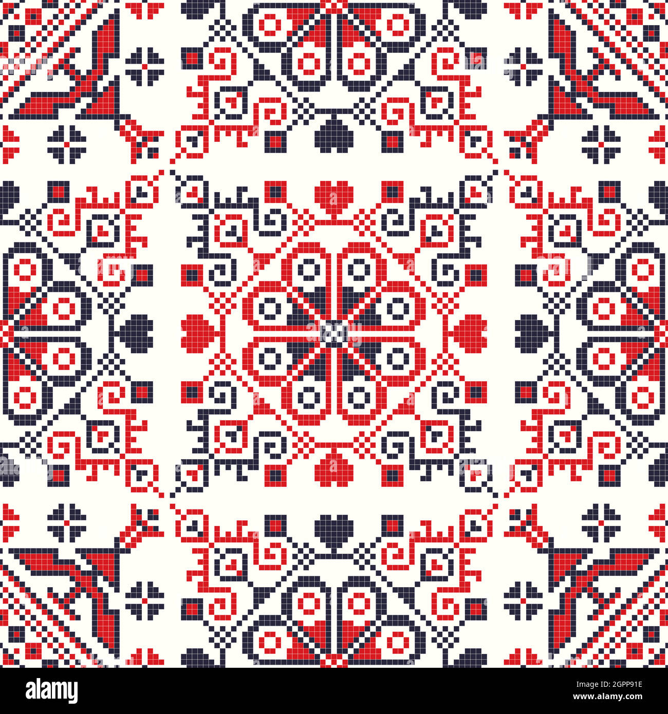 Romanian traditional pattern 92 Stock Vector Image & Art - Alamy