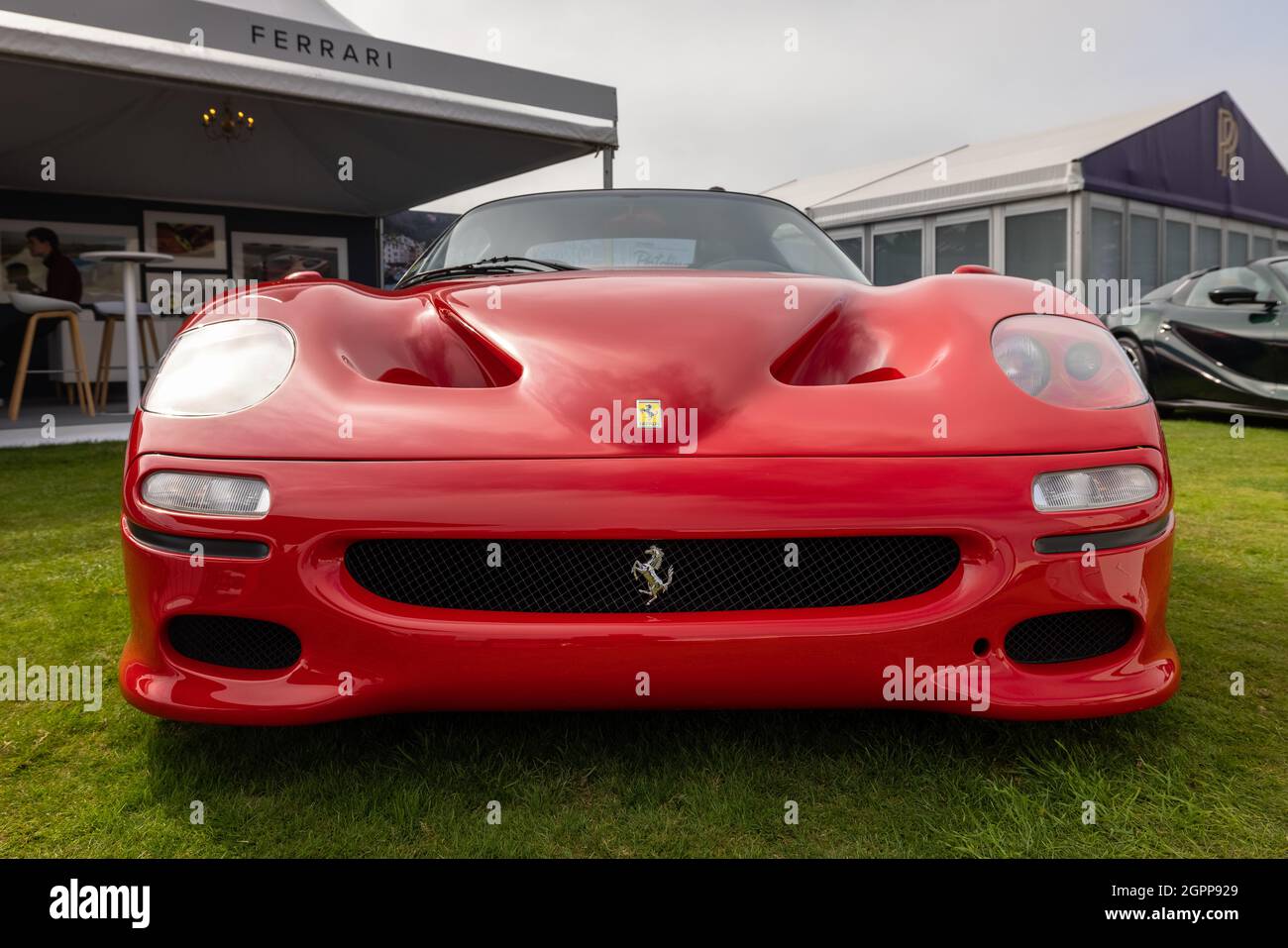 Official Ferrari Dealer Dick Lovett with a gorgeous F50 Ferrari on ...
