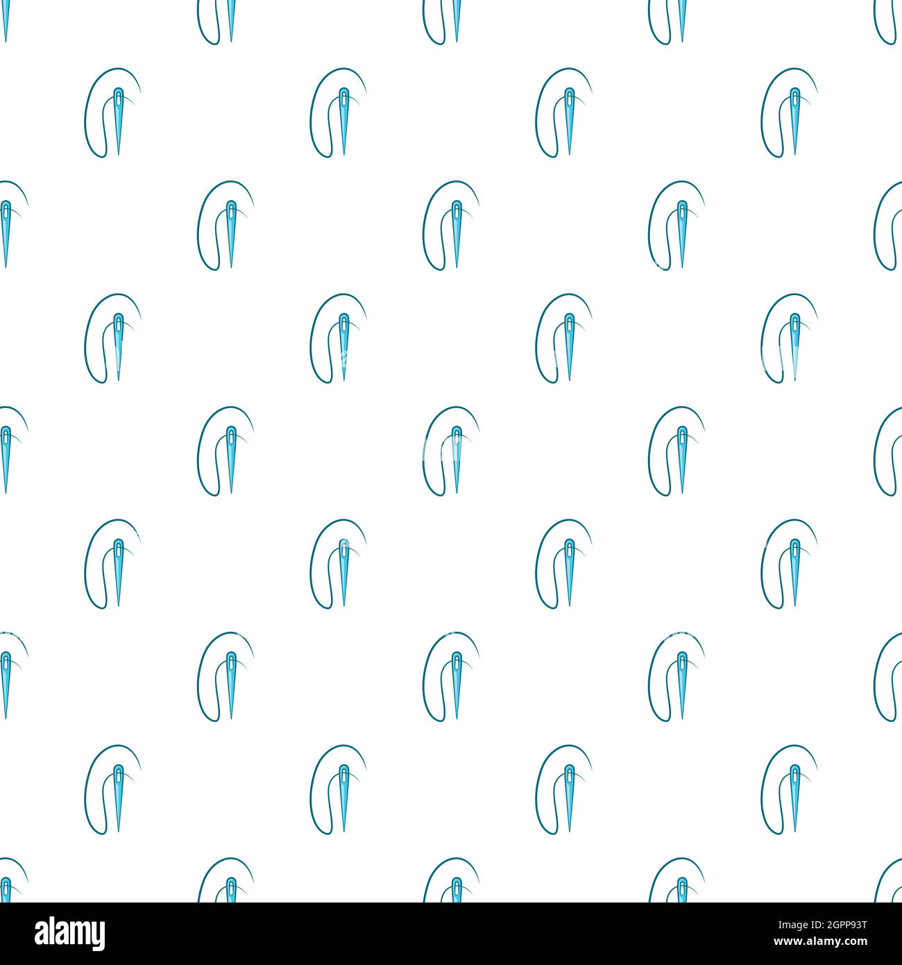 Needle and thread pattern, cartoon style Stock Vector Image & Art - Alamy