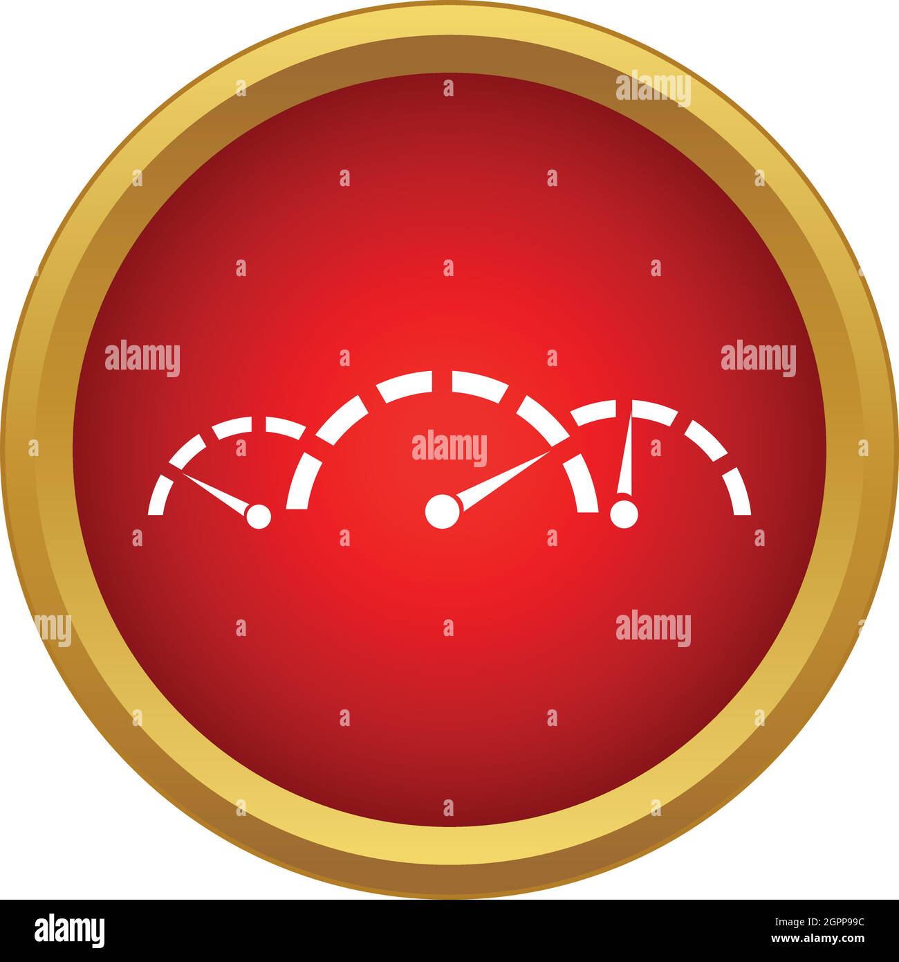 Dashboard icon in gold hi-res stock photography and images - Alamy