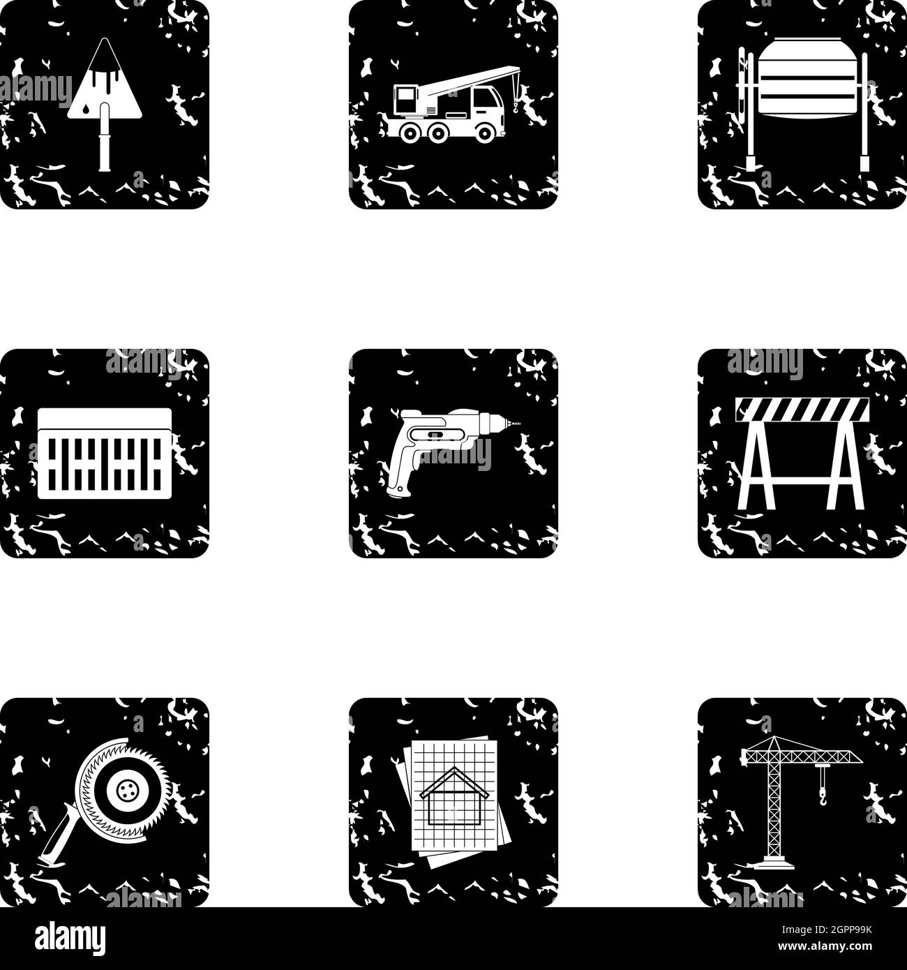 Fence repair Stock Vector Images - Alamy