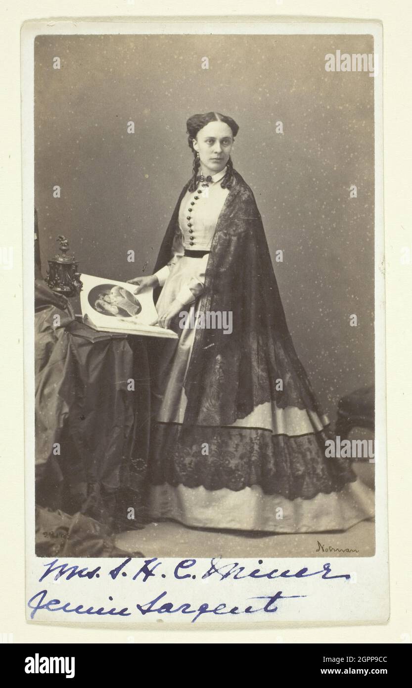 Mrs. S. H. C. Miner, 1846/1891. [Portrait of Mrs. S. H. C. Miner [or ...