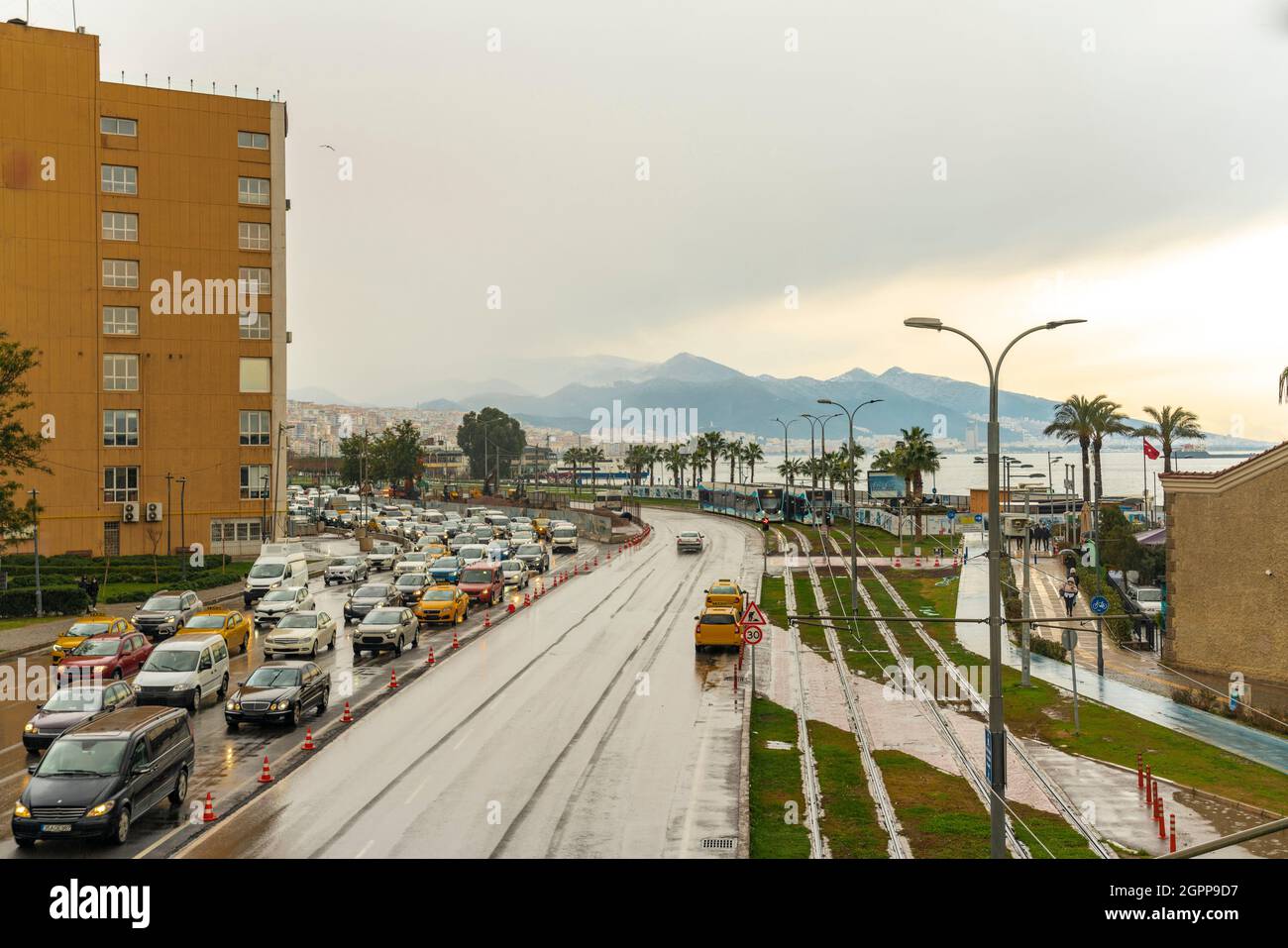 Turkey, Izmir, Coastal highway Stock Photo - Alamy