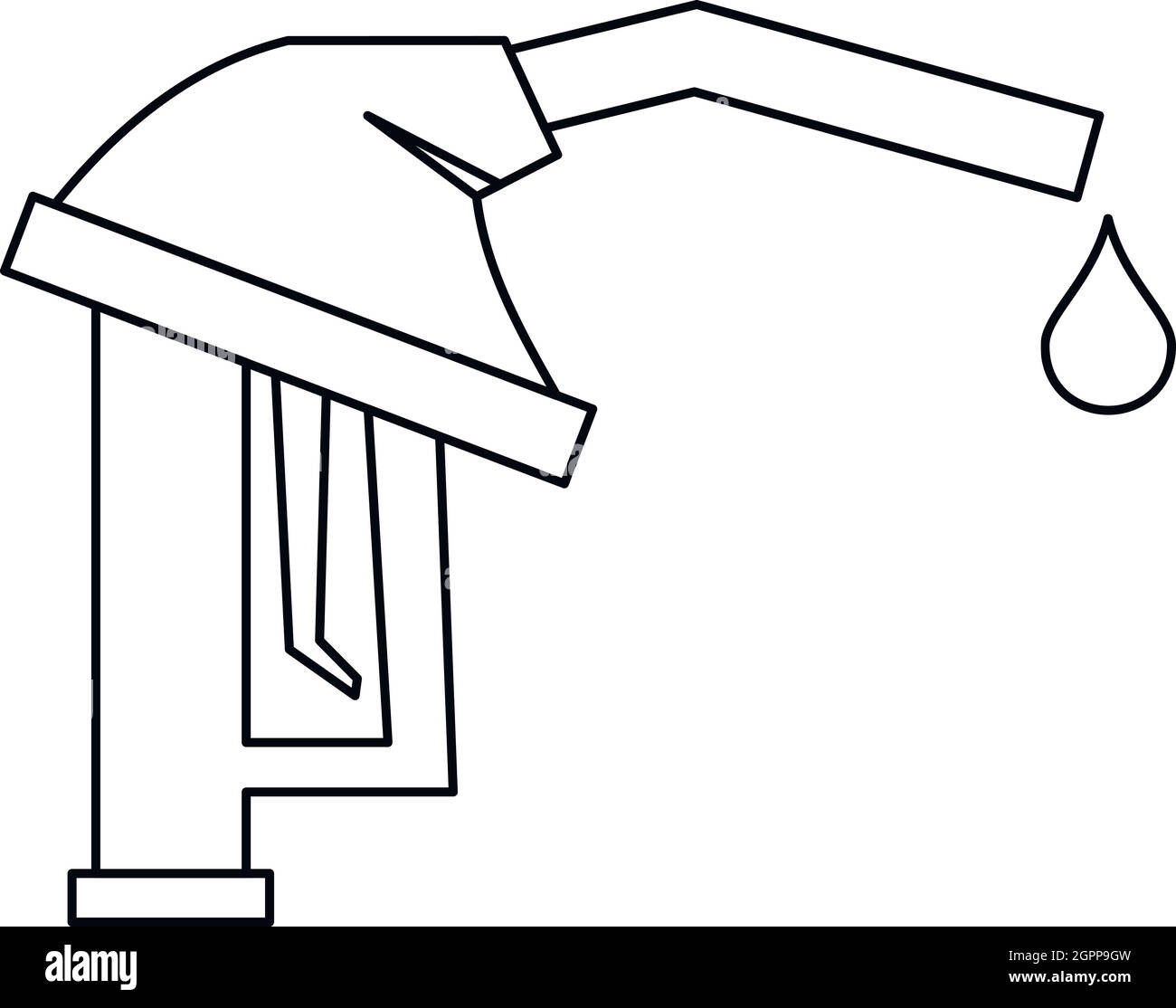 Gas station line Stock Vector Images - Alamy