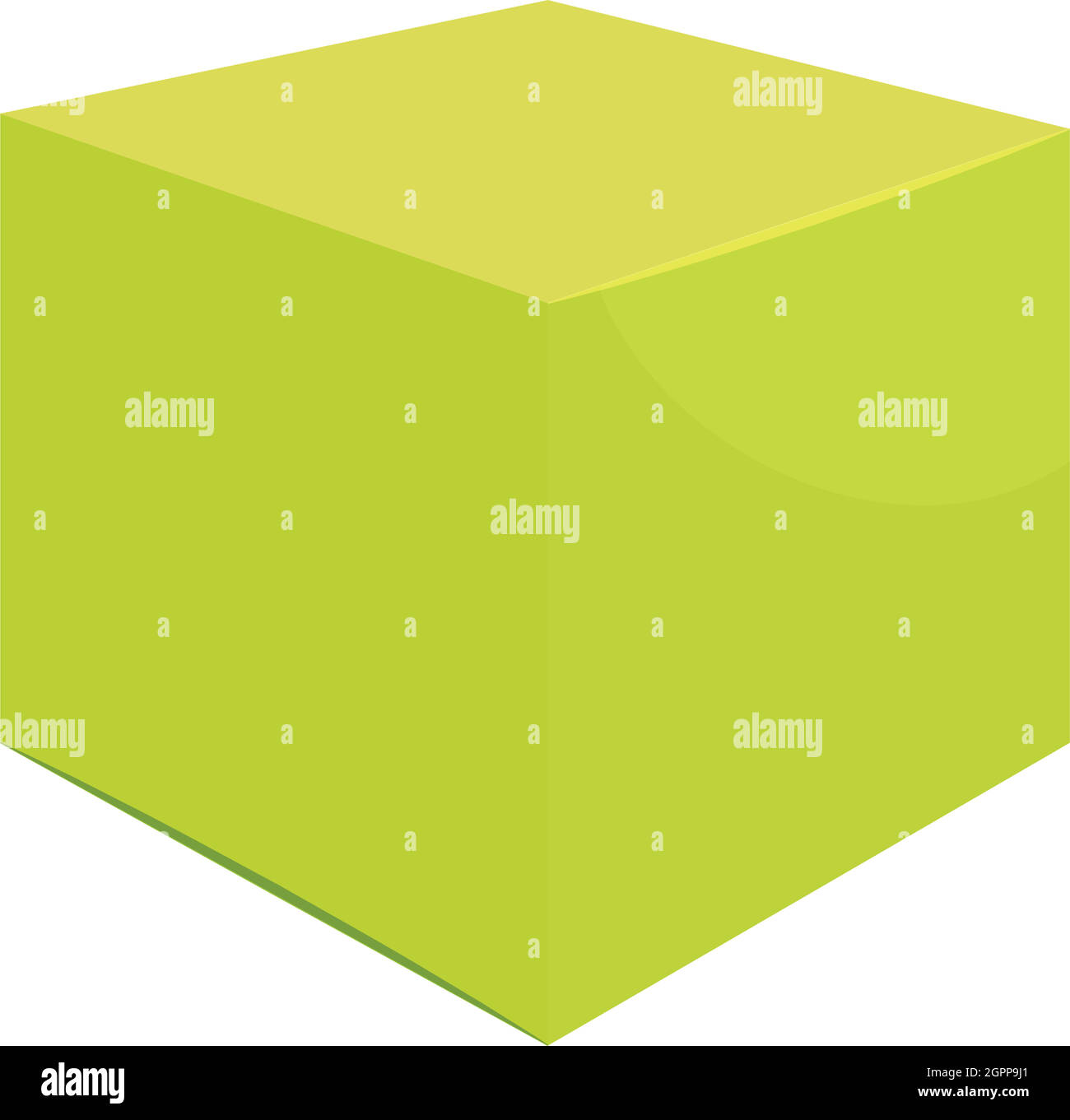 Cube icon, cartoon style Stock Vector Image & Art - Alamy