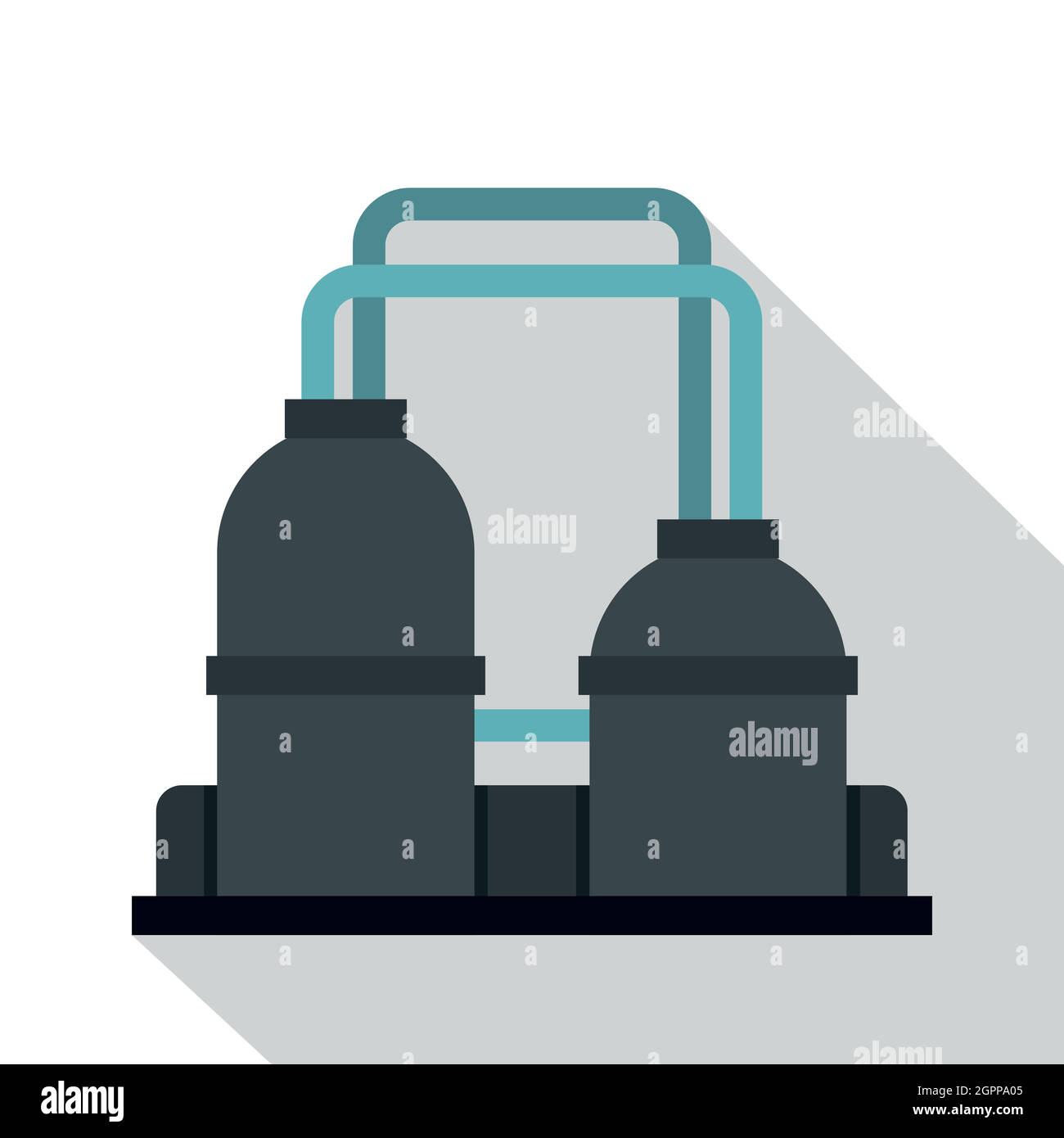 Refinery tank pipe Stock Vector Images - Alamy