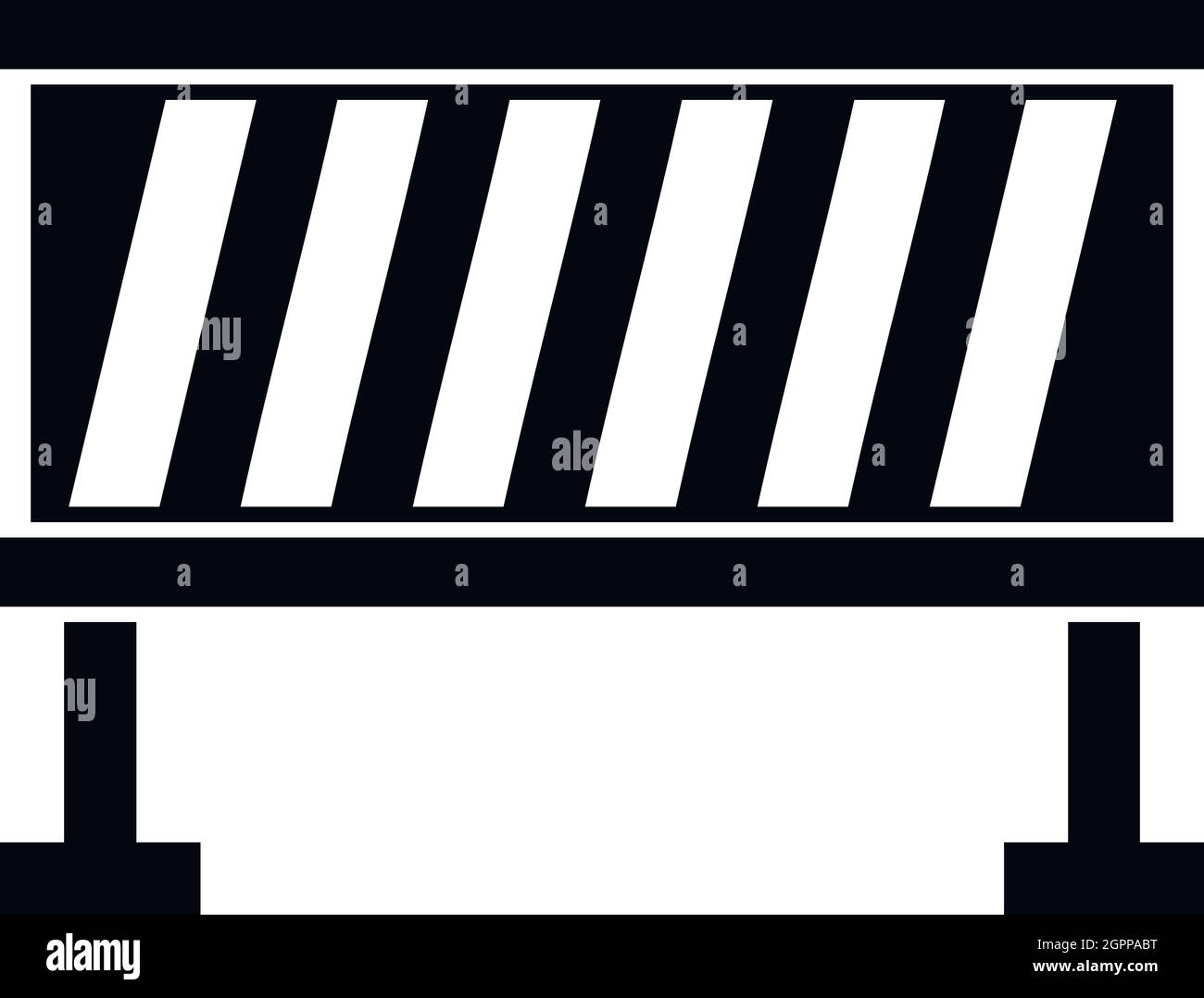 Traffic barrier icon, simple style Stock Vector Image & Art - Alamy