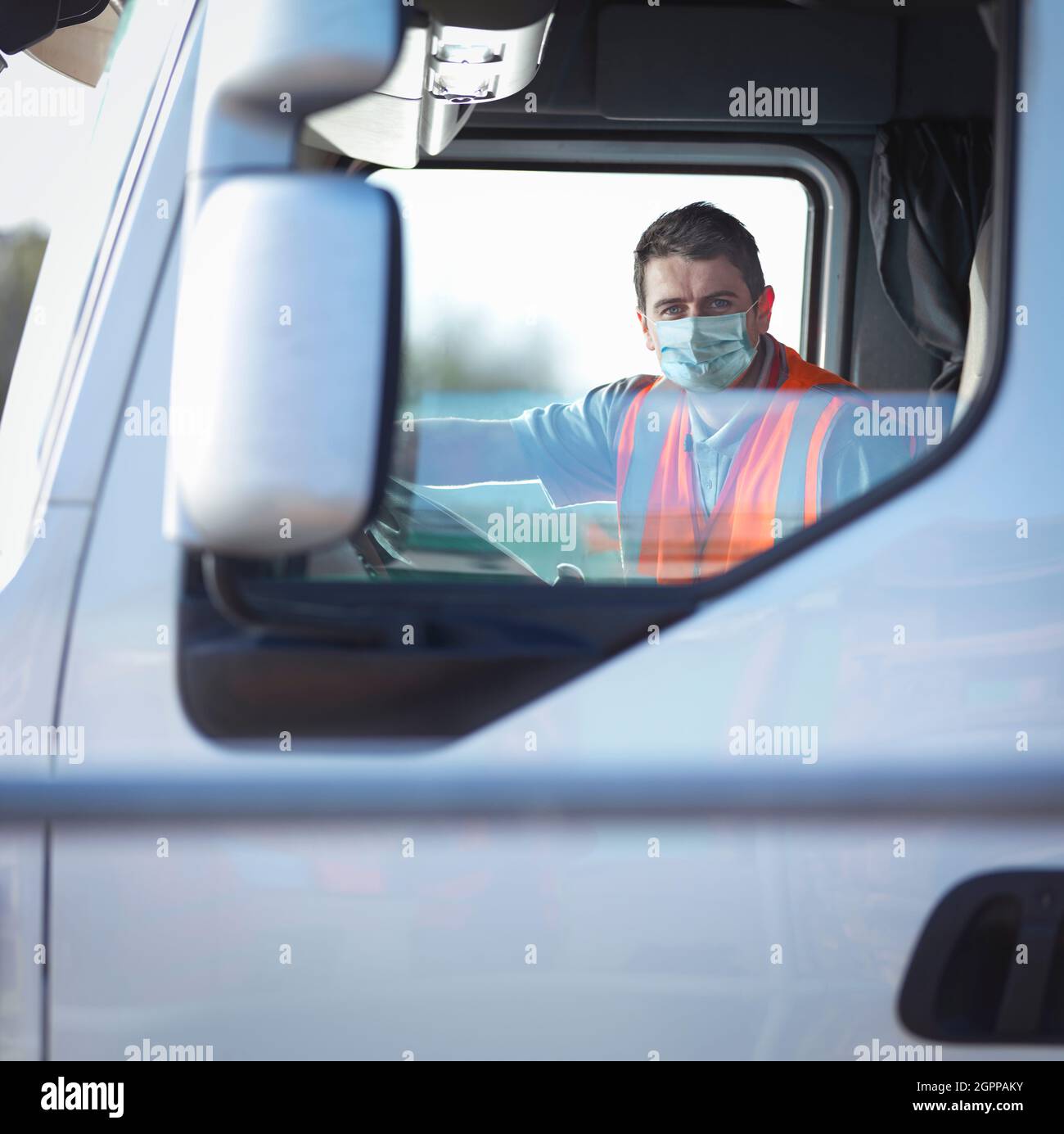 Uk truck driver mask hi-res stock photography and images - Alamy