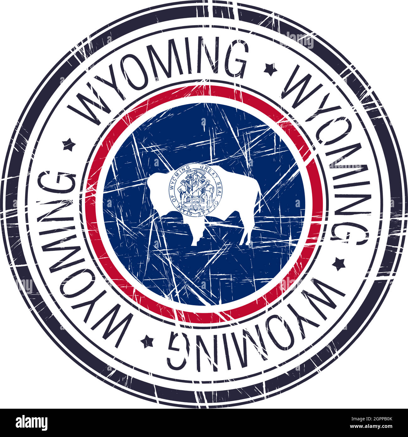 Old map of wyoming hi-res stock photography and images - Alamy