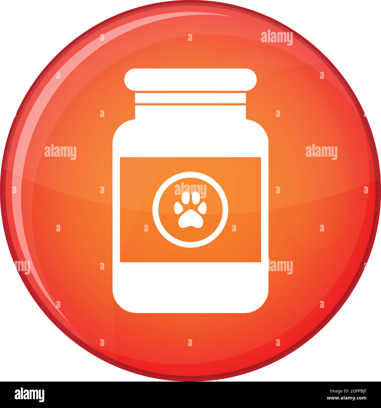 Treatment solution for animals icon, flat style Stock Vector Image ...