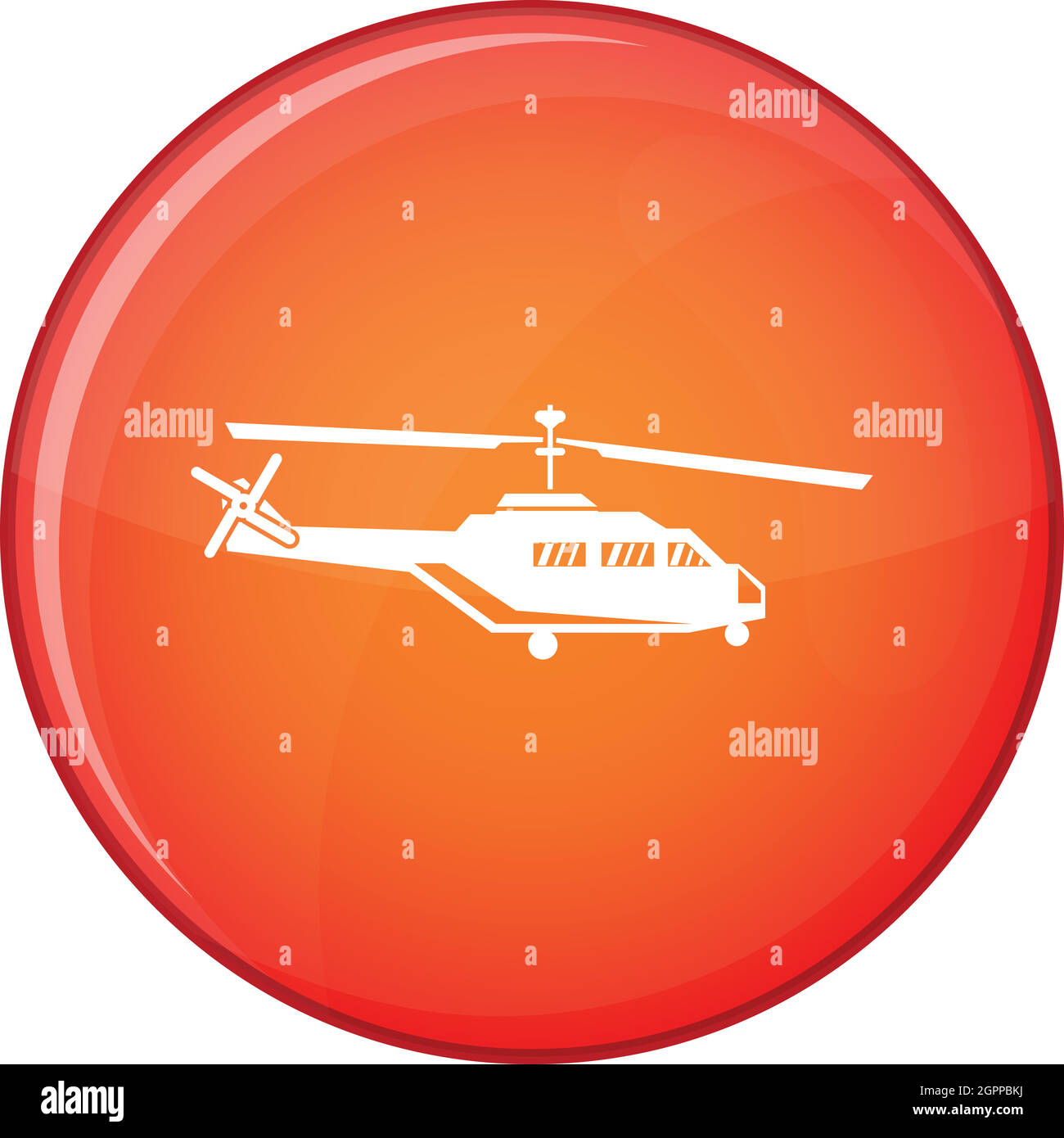 Military helicopter icon, flat style Stock Vector Image & Art - Alamy