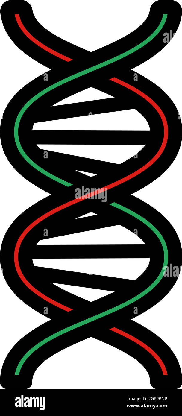 Healthy dna icon outline Cut Out Stock Images & Pictures - Alamy