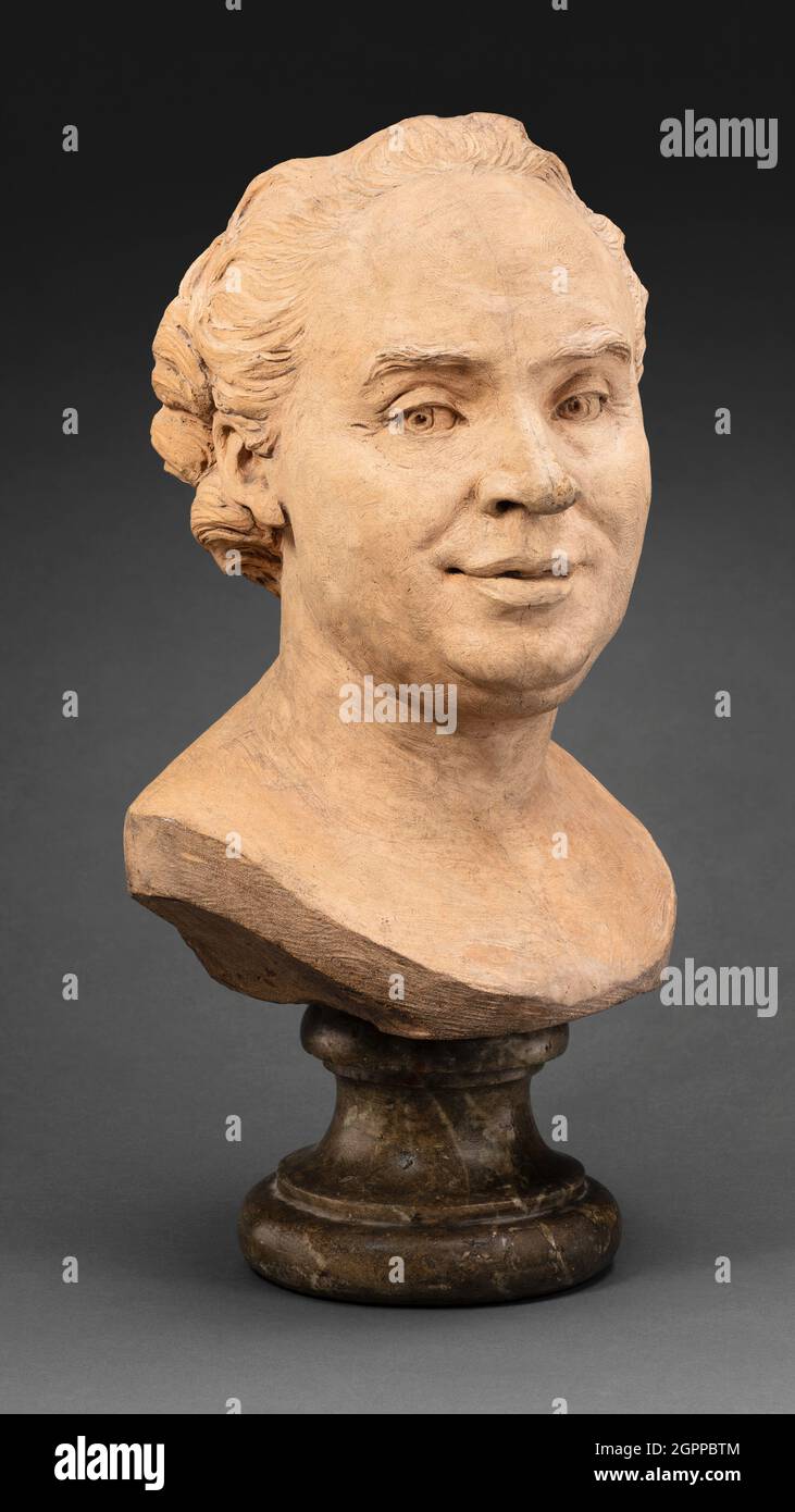 Bust of Piron, 1750/60 Stock Photo - Alamy