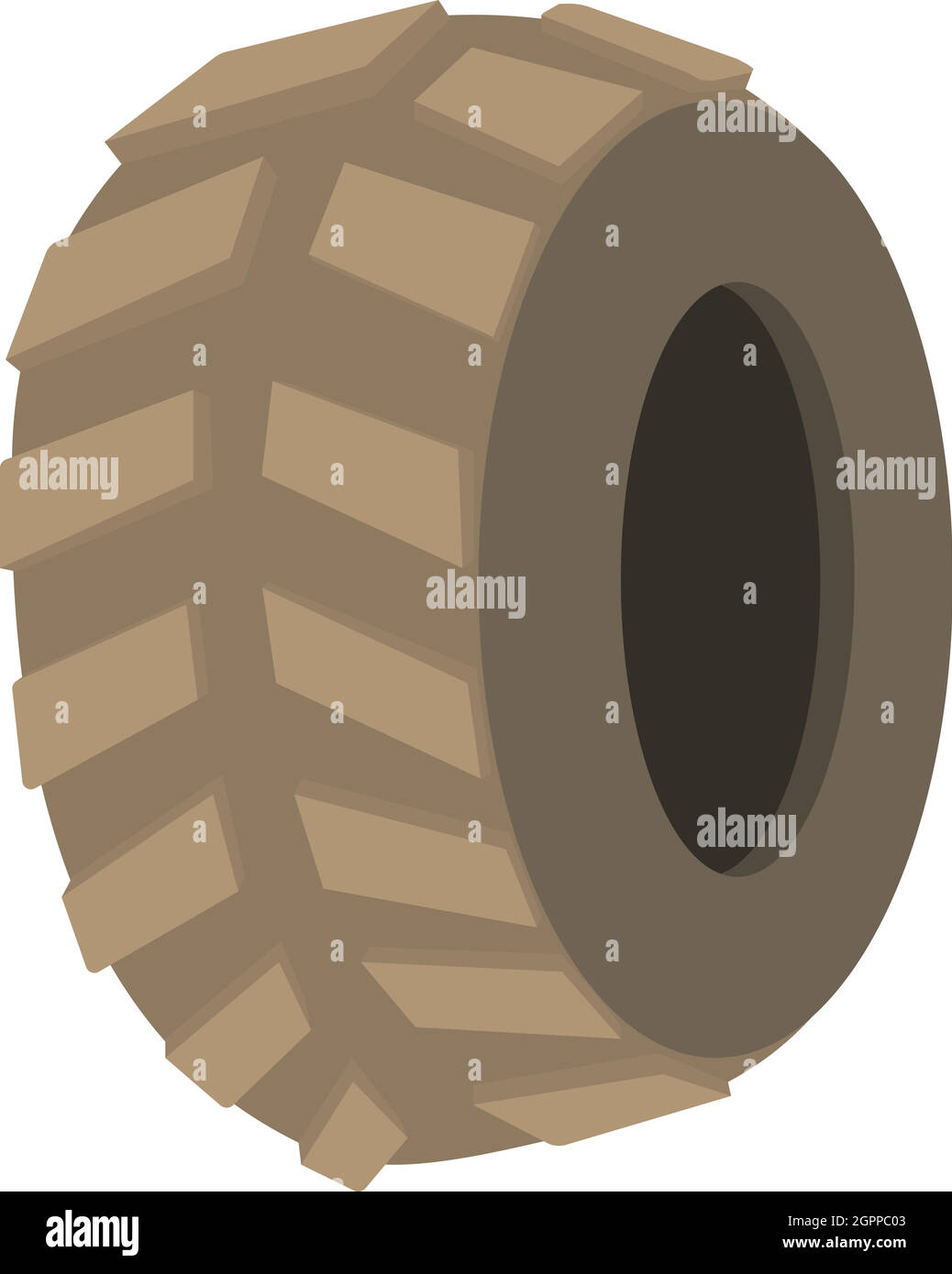 Big tire icon, cartoon style Stock Vector Image & Art - Alamy