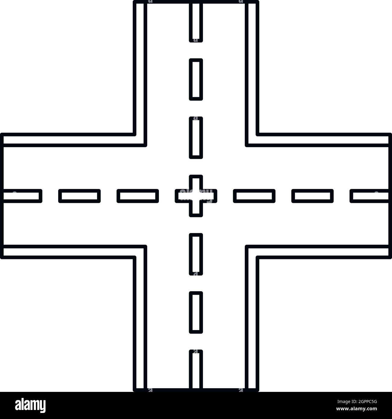 Car crossing road Stock Vector Images - Alamy