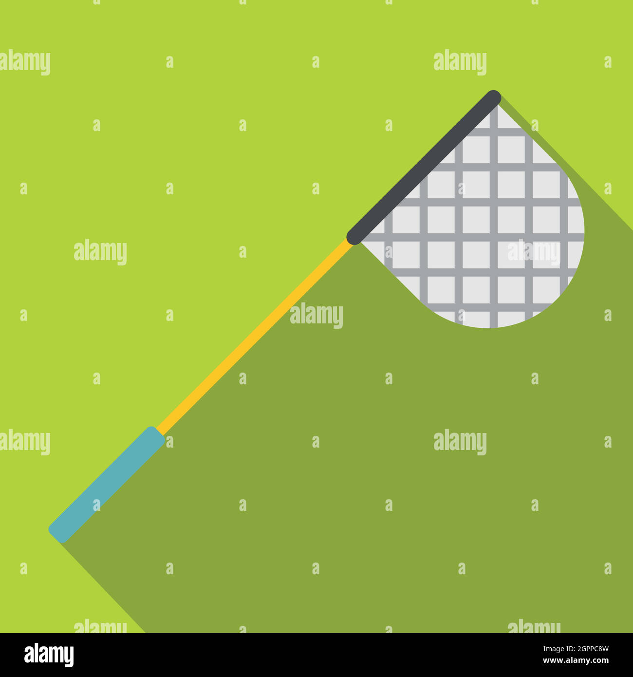 Fishing net icon, flat style Stock Vector Image & Art - Alamy