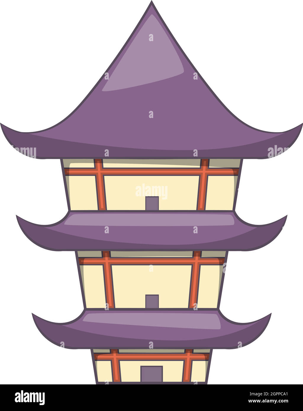 Shitennoji temple Stock Vector Images - Alamy