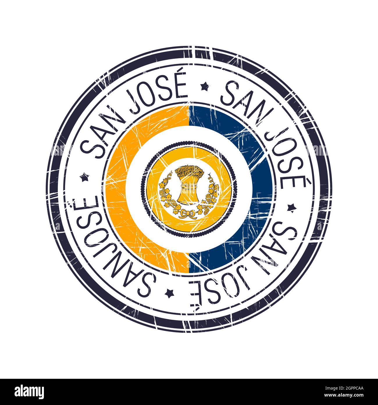 San josé california Stock Vector Images - Alamy