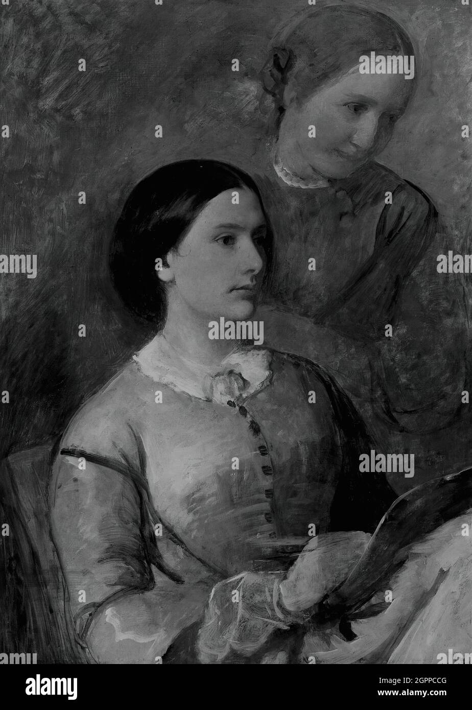 Double Portrait: Two Women, 1845/48 Stock Photo - Alamy