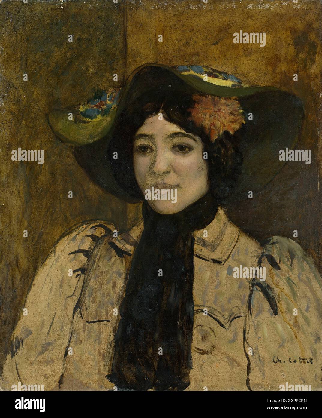 Portrait of a Woman, c. 1900 Stock Photo - Alamy