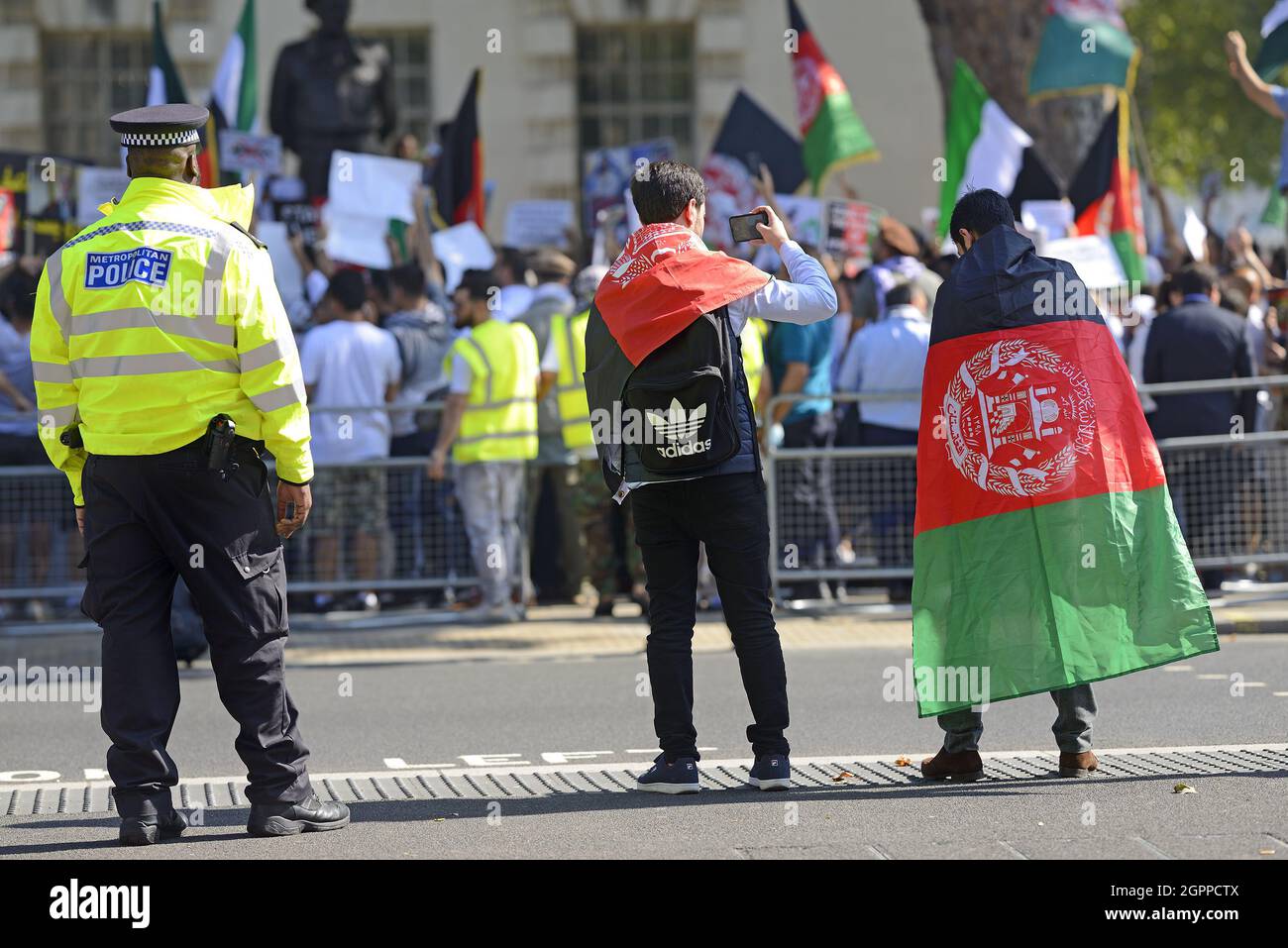 London, England, UK. Metropolitan Police offers on duty at a ...