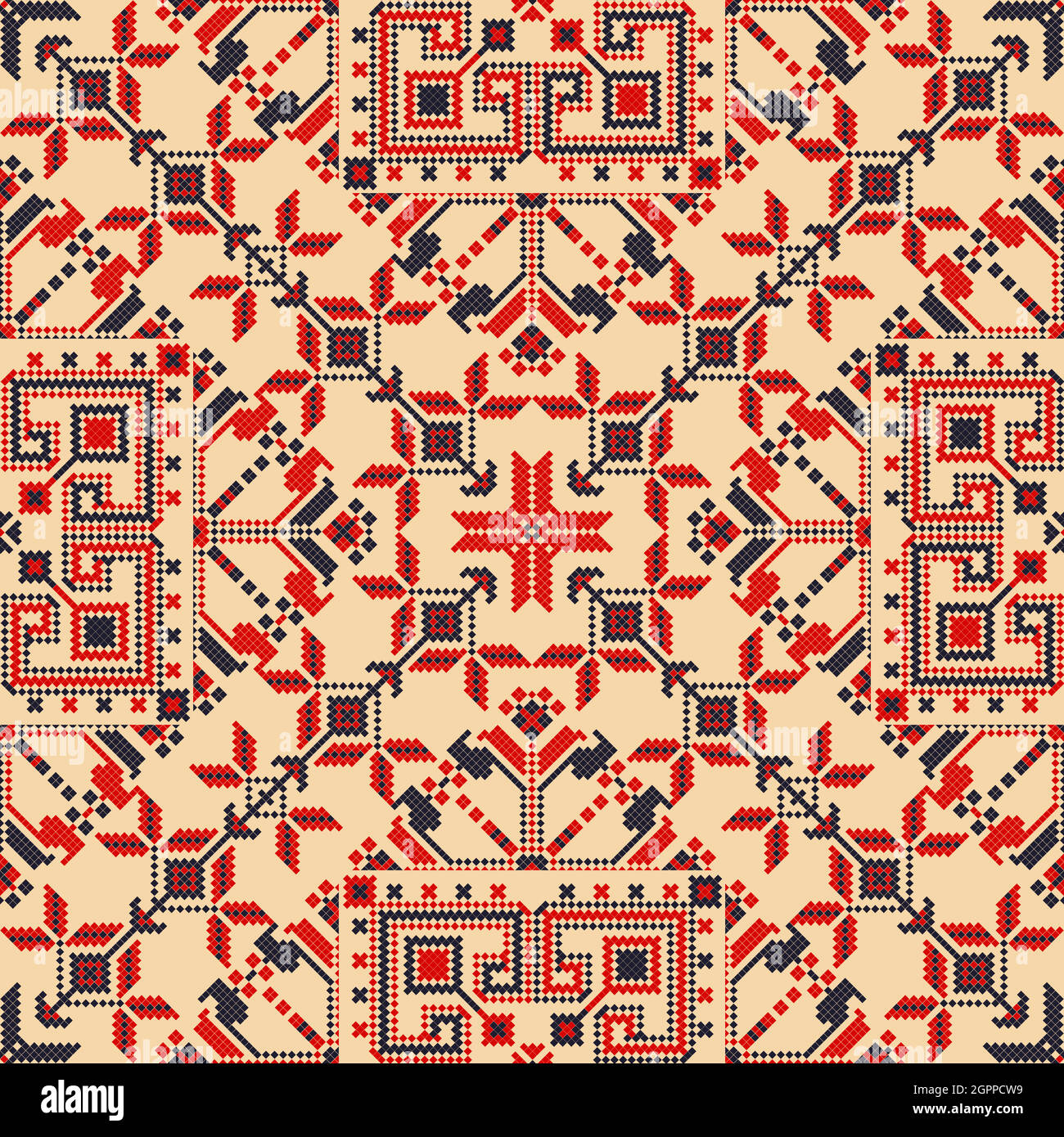 Romanian traditional pattern 128 Stock Vector Image & Art - Alamy