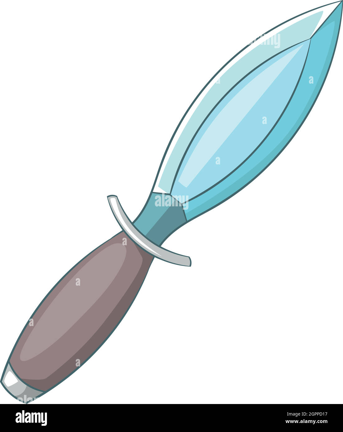 Steel knife icon, cartoon style Stock Vector Image & Art - Alamy