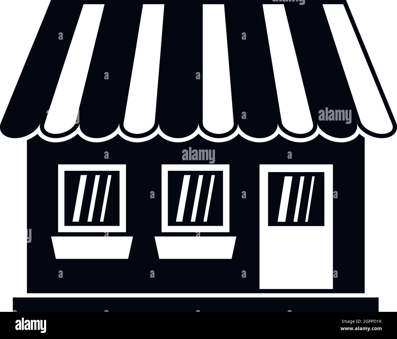 Shop icon simple style Stock Vector Images - Alamy