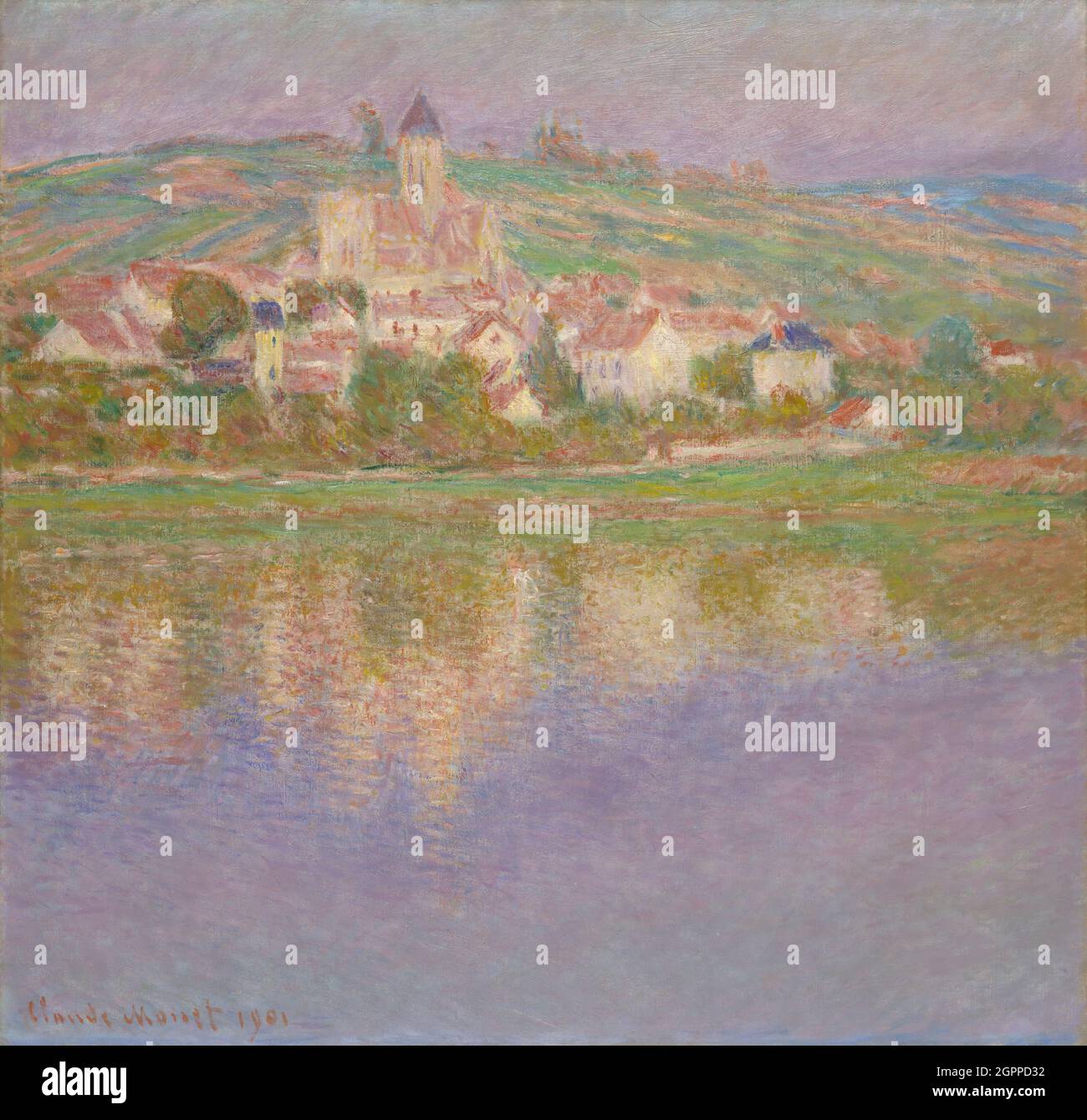View of vetheuil claude monet hi-res stock photography and images - Alamy
