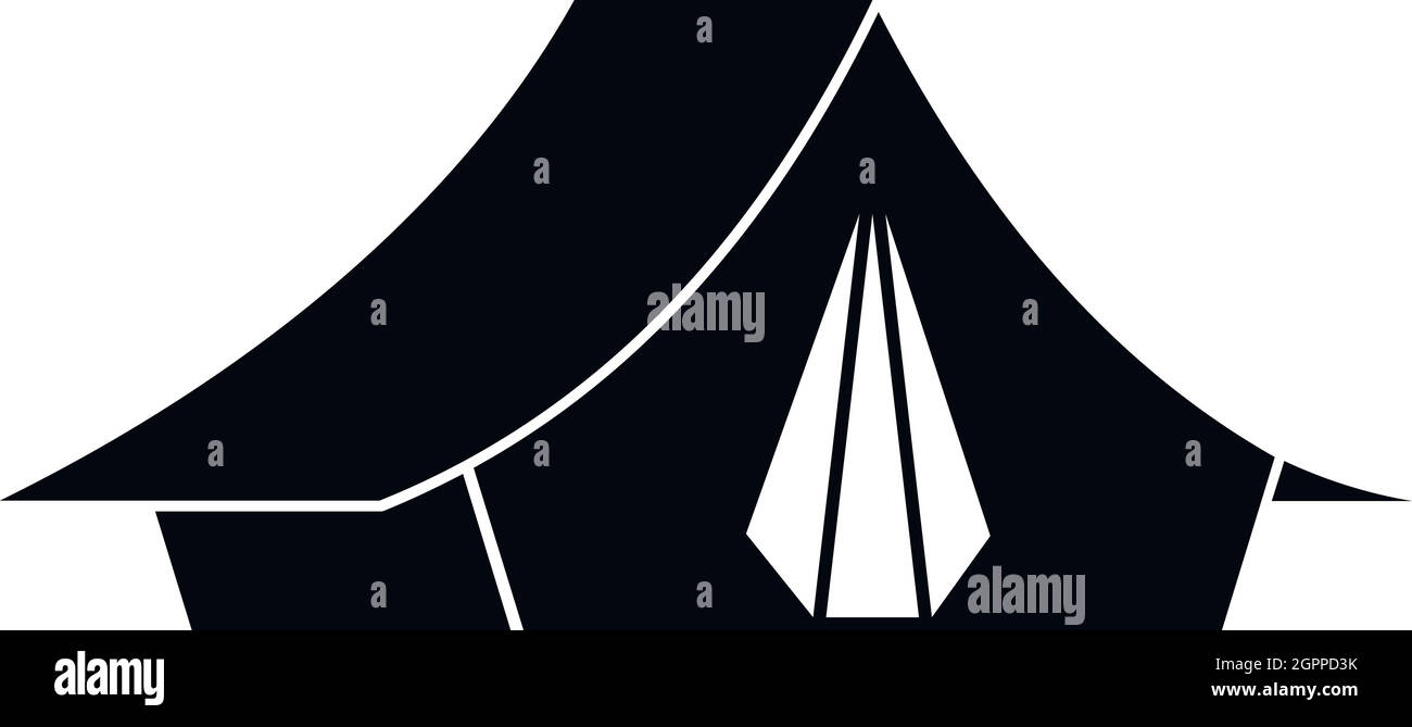Camping tent icon, simple style Stock Vector Image & Art - Alamy